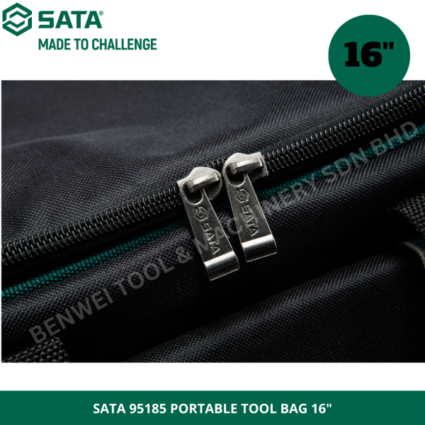 Benwei Tool & Machinery | Auto Equipment - SATA 95185 PORTABLE TOOL BAG 16"