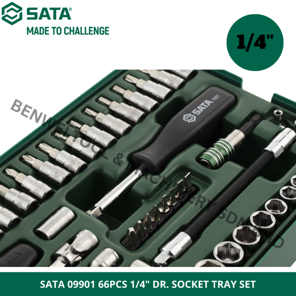 Benwei Tool & Machinery | Auto Equipment - SATA 09901 66PCS 1/4" DR ...