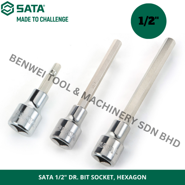 Benwei Tool & Machinery | Auto Equipment - SATA 1/2" DR. BIT SOCKET ...