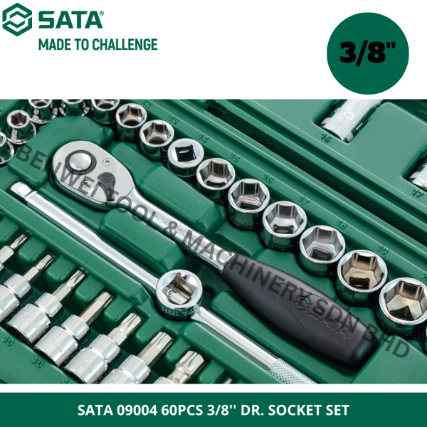 Benwei Tool & Machinery | Auto Equipment - SATA 09004 60PCS 3/8'' DR ...