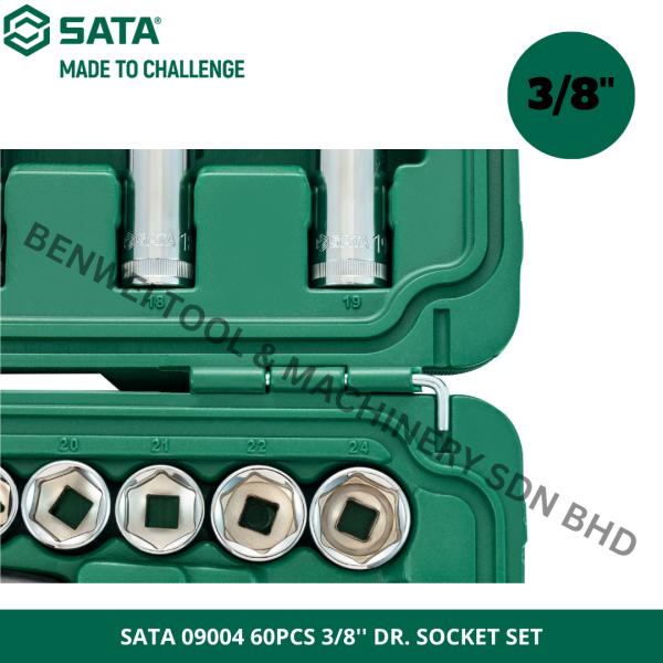 Benwei Tool & Machinery | Auto Equipment - SATA 09004 60PCS 3/8'' DR ...
